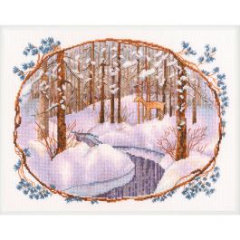 kit ricamo a punto croce - Cervo - RTO